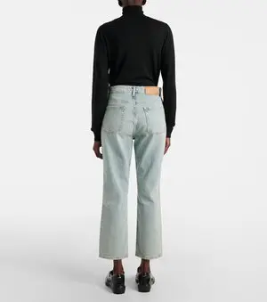 7 For All Mankind High-rise Straight Leg Jeans