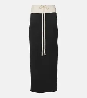 Khaite Chet Satin Maxi Skirt