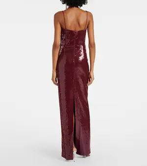 Rebecca Vallance Sequin Embellished Gown