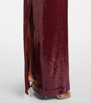 Rebecca Vallance Sequin Embellished Gown