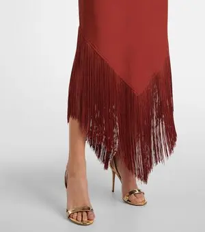 TALLER MARMO Nina Fringed Maxi Dress