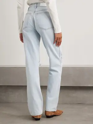 RE/DONE 90s Loose High-rise Straight-leg Jeans - Blue
