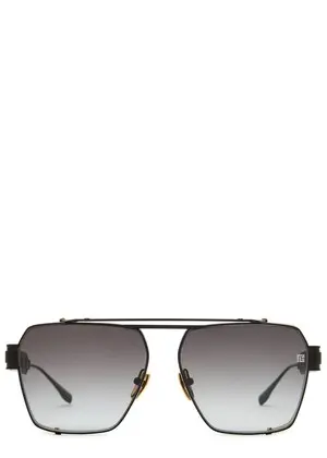 Balmain Aviator-style Sunglasses - Black