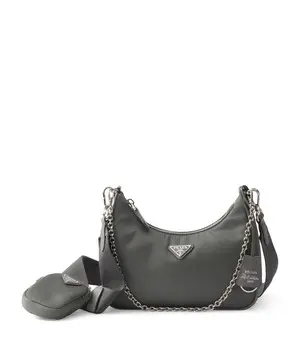 Prada Re-nylon Re-edition 2005 Shoulder Bag - Grey