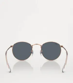 Ray-ban Round Metal Sunglasses - Gold