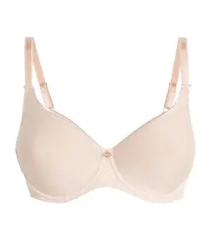 AUBADE Lace-trim Rosessence T-shirt Bra - Beige