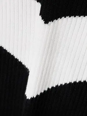 Fusalp Andromede Striped Ribbed-knit Quarter-zip Sweater - Black