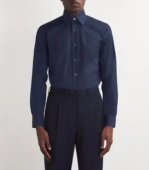 Brioni Cotton Shirt - Blue
