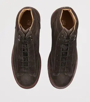 Brunello Cucinelli Suede Hiker Boots