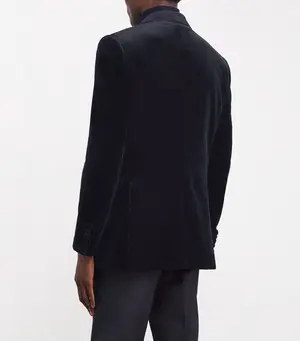 Brioni Velvet Single-breasted Blazer