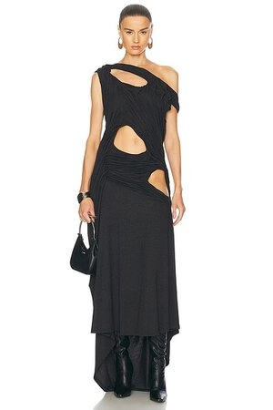 DI PETSA One Shoulder Midnight Dress