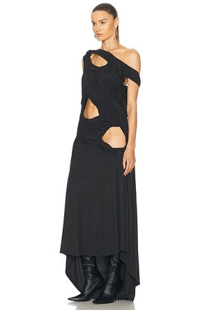 DI PETSA One Shoulder Midnight Dress