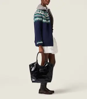 Miu Miu Leather Top Handle Bag