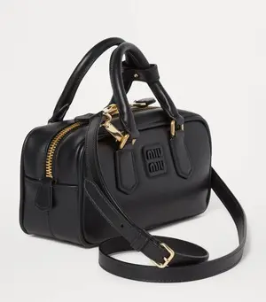 Miu Miu Arcadie Top Handle Bag - Black
