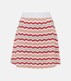 Missoni Zig Zag Cotton-blend Mini Skirt - Multicoloured