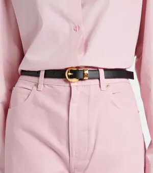 Loewe Pebble Leather Belt