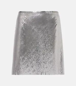Rabanne Chainmail Miniskirt - Silver