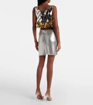 Rabanne Chainmail Miniskirt - Silver