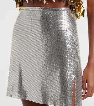 Rabanne Chainmail Miniskirt - Silver