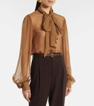 Saint Laurent Cassandre Slim Leather Belt