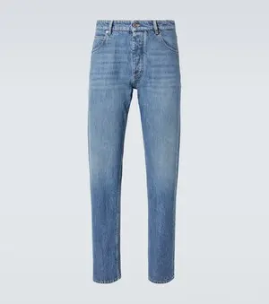 Bottega Veneta Mid-rise Straight Leg Jeans