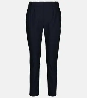 Brunello Cucinelli Cotton-blend Tapered Pants