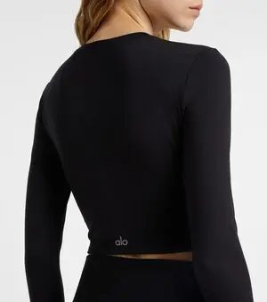 Alo Yoga Alosoft Cropped Technical Top