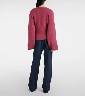 Khaite Scarlet Cashmere V-neck Cardigan - Pink