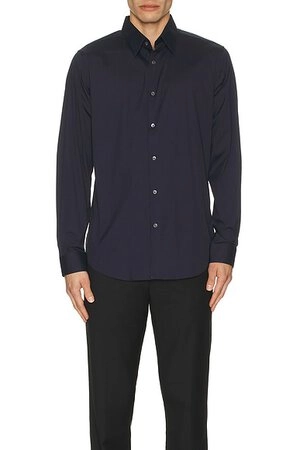 Theory Sylvain Wealth Shirt - Eclipse