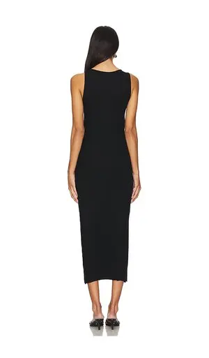 BUMPSUIT Soft Rib Boat Neck Midi Dress