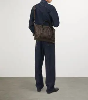Bottega Veneta Intrecciato Leather Briefcase