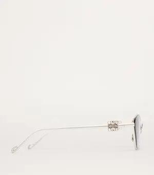 Loewe Anagram Hexagonal Sunglasses - Blue