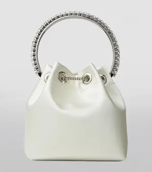 JIMMY CHOO Bon Bon Top Handle Bag - Ivory