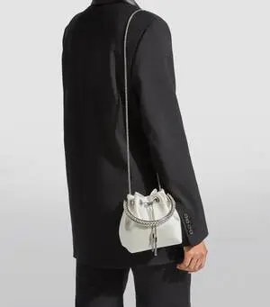 JIMMY CHOO Bon Bon Top Handle Bag - Ivory