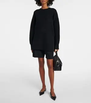 TOTEME Wool And Cashmere-blend Crew Neck Sweater
