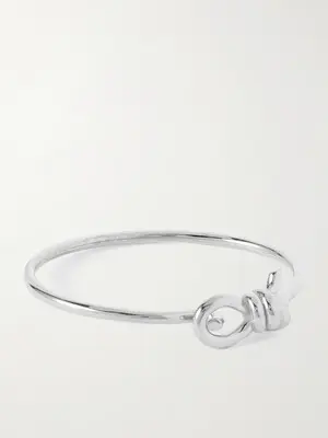Bottega Veneta Knotted Bracelet - Silver