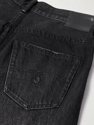 R13 Crossover Asymmetric Distressed Boyfriend Jeans