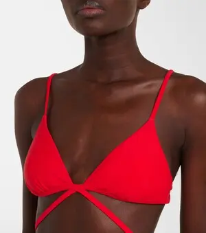 Simkhai Harlen Bikini Top - Red