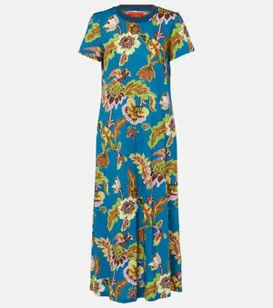 La DoubleJ Swing Printed Maxi Dress Multicoloured