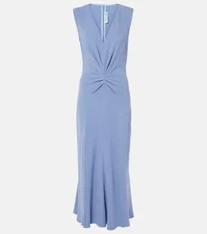 Victoria Beckham Gathered Midi Dress