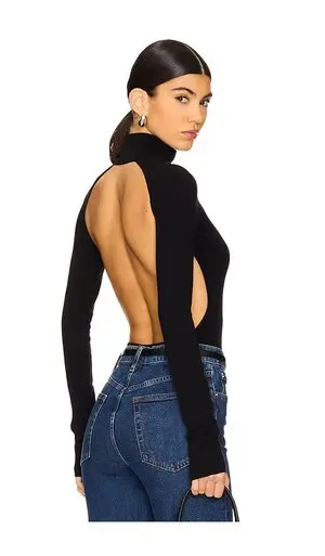 Lpa Romona Knit Bodysuit - Black