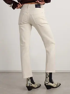 R13 Romeo Cropped Flared Jeans