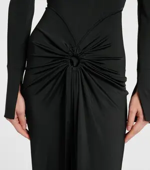 Victoria Beckham Gathered Midi Dress