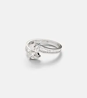 ANITA KO 18kt White Gold Diamond Ring - Silver