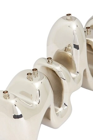HANNAH POLSKIN Limited Edition Metallic Menorah