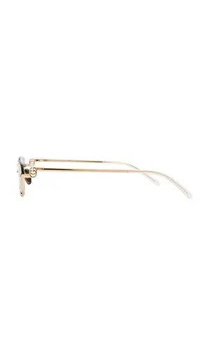 Gucci Rectangular Sunglasses - Brown