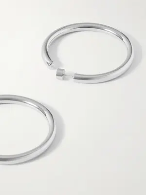 JENNIFER FISHER Natasha" Plated Hoop Earrings