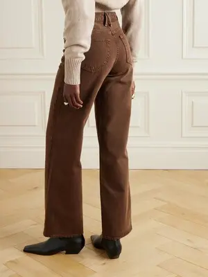 SLVRLAKE Grace High-rise Wide-leg Jeans
