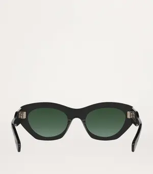 Chloé Metal Cat Eye Sunglasses - Black