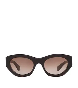 Chloé Acetate Cat Eye Sunglasses - Brown